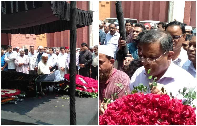 ছবিতে দেখুন এফডিসিতে টেলি সামাদকে অশ্রুসিক্ত শেষ বিদায়