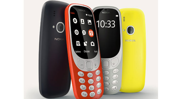 Nokia 3310 mobile phone resurrected at MWC 2017