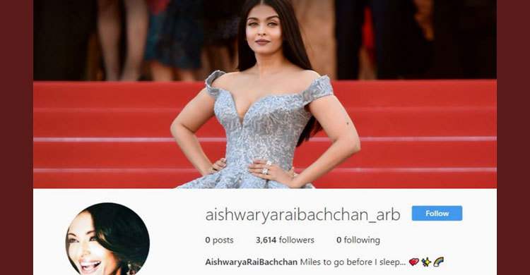 Aishwarya Rai makes her Instagram debut
