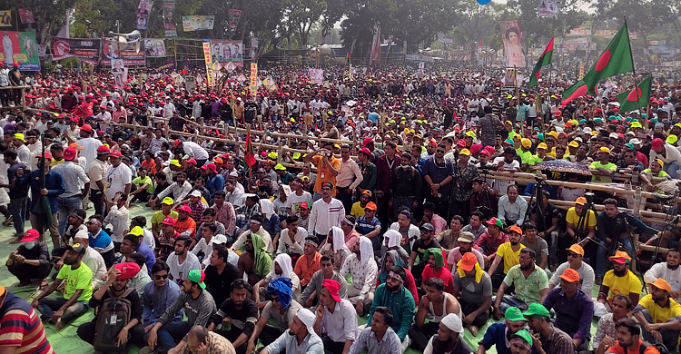 ফরিদপুরে বিএনপির গণসমাবেশ শুরু