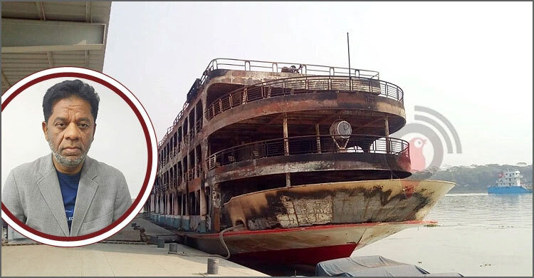 Launch fire: One owner of MV Avijan arrested