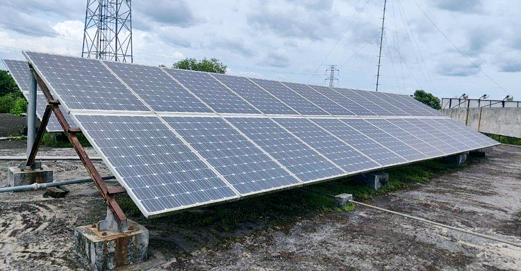 ১০ বছর ধরে অকেজো কুবির অর্ধকোটি টাকার সোলার প্যানেল