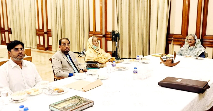 Raushon Ershad, GM Quader meet PM