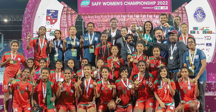 বঙ্গমাতা পদকের সঙ্গে লাখ টাকা করে পাচ্ছেন সাফজয়ী সাবিনারা